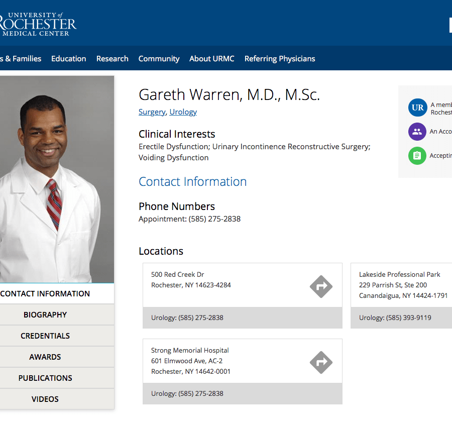 Gareth J.W. Warren MD – StrongPatient.com